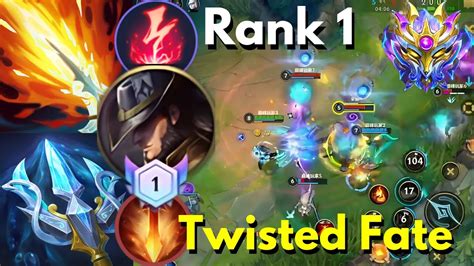 Rank 1 Twisted Fate Mid Legend 4530 3 Games Wild Rift China