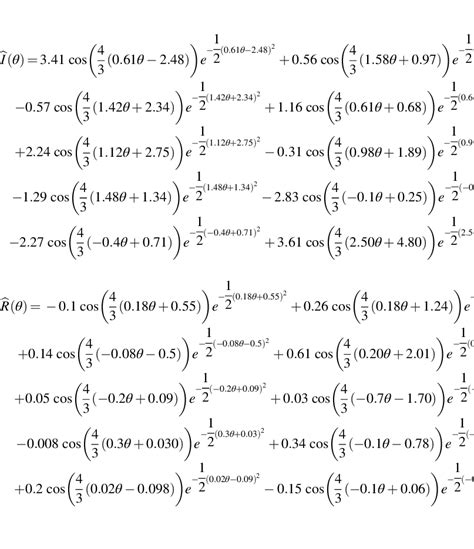 and indicates the statistical performances of the I θ and R θ for Download Scientific