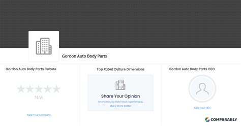 Gordon Auto Body Parts Culture | Comparably