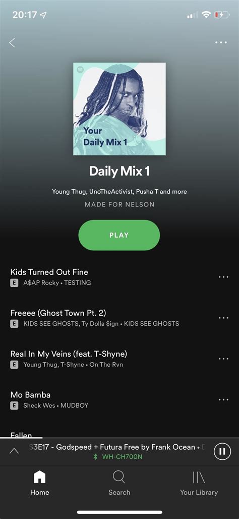 spotify comparison chart ponasa