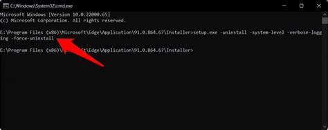 how to uninstall microsoft edge command prompt locatorsno