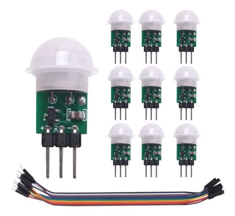 Módulo De Sensor Humano Am312 10 Piezas Piroeléctrico Cuotas Sin