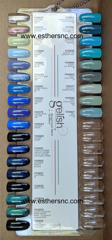 Gelish Color Swatches Gelish Colours Gelish Nail Colours Gelish Nails