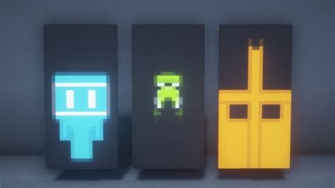 🏴 Diseños De Estandartes De Glare Copper Golem Y Allay Banners De