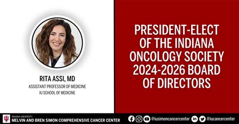 Congratulations To The Cancer Centers Rita Assi Md For Being