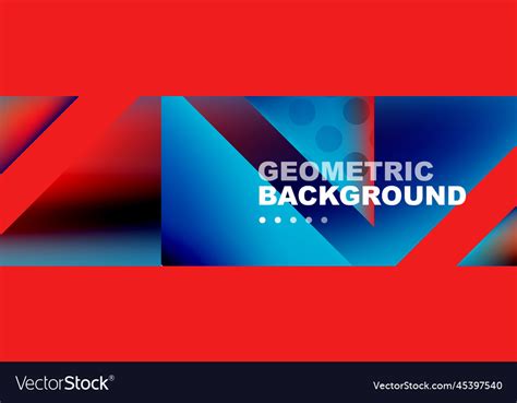 Abstract Background With Geometric Elements Vector Image