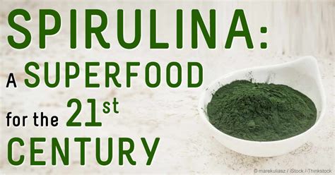 Spirulina A Luxury Health Food That Can Help Fight Malnutrition