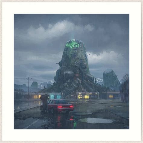 Buckhorn Hill Art Print Fallout Environment Concept Art Fallout