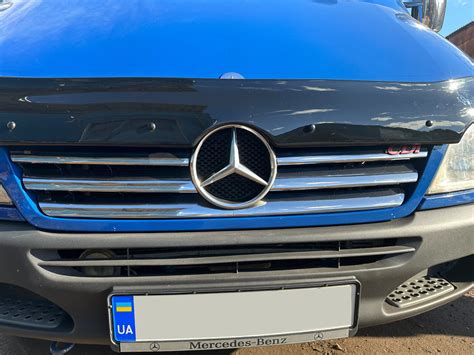 Mercedes Sprinter Решетка радиатора стальная накладка 2003-2006 TMR ...