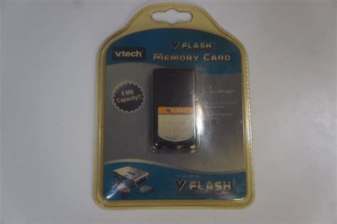 Vtech Vflash 8 Mb Memory Card V Flash Edutainment System Lot J55 For
