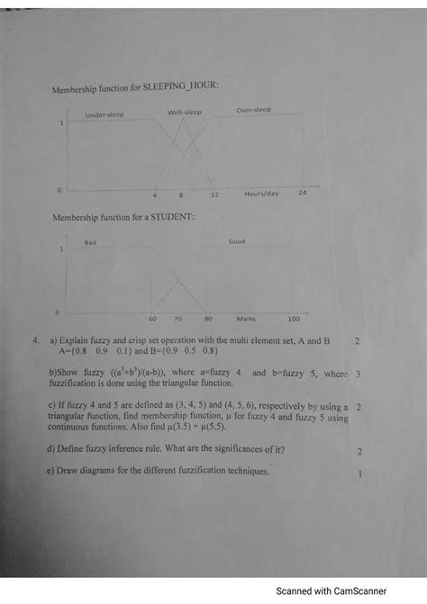 Solved B C Define Fuzzy Logic Distinguish Between Crisp
