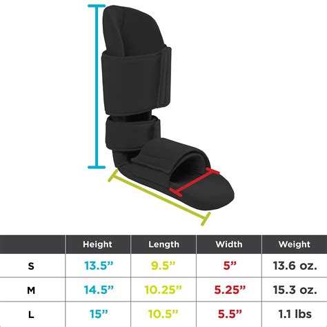 Padded 90 Degree Plantar Fasciitis Boot Soft Night Splint To
