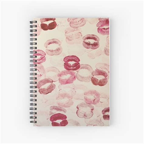 Kisses Pattern Red Pink Lipstick Aesthetic Pinterest Coquette Dollette