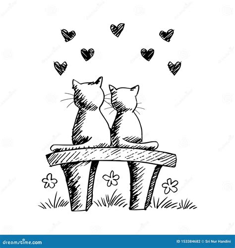 Cute Animal Love Drawings