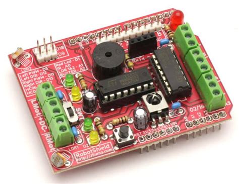 RoboShield Arduino Robot Shield Assembled Arduino Shields Jsumo JSumo Com