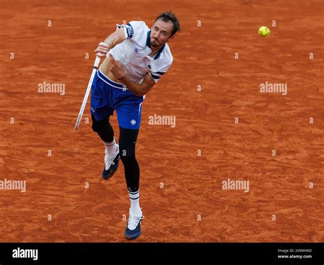 Roland Garros 01 Jun 2024 Daniil Medvedev Rus During The 2024