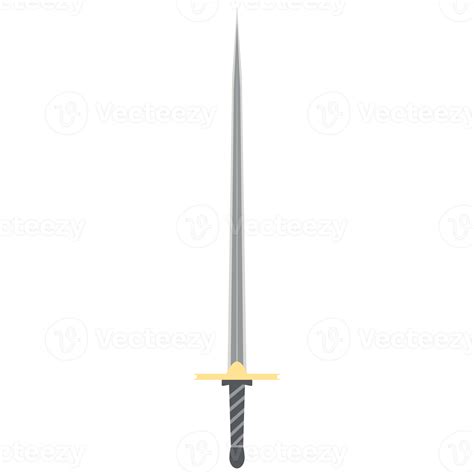 Needle Sword One Handed Two Side Sharp Classic Weapon 15439120 Png