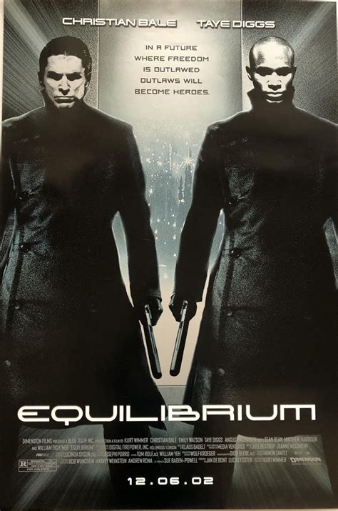Equilibrium Movie Posters Fonts In Use