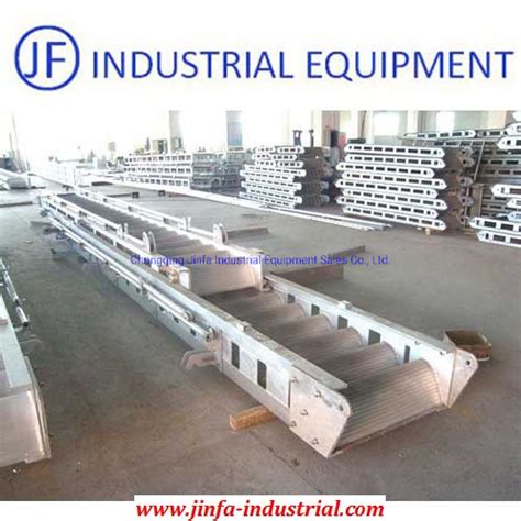 Ship Fixing Arc Step 96m Aluminum Alloy Accommodation Ladder
