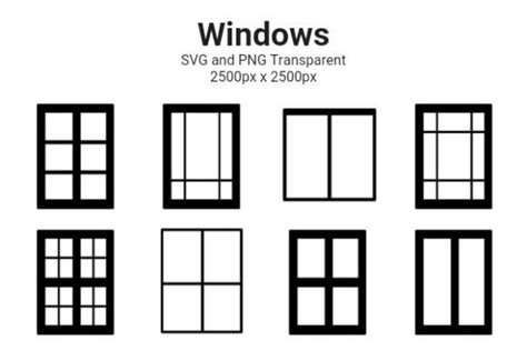 Simple Windows Graphic By Yuliani · Creative Fabrica