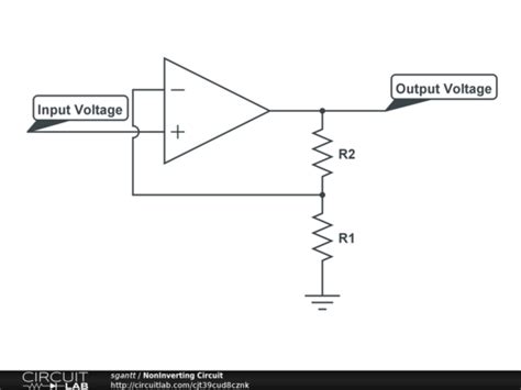 Noninverting Circuit Circuitlab