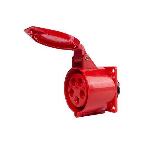 Industrial Panel Mounting Socket Straight Nvolt
