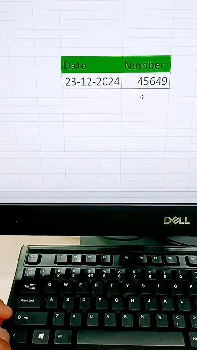 date format shortcut key exceltutorial exceltips shortvideo excel