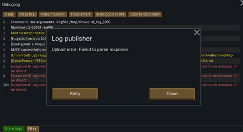 Configuraable Maps Is Borked And Log Publisher Cant Parse A Response