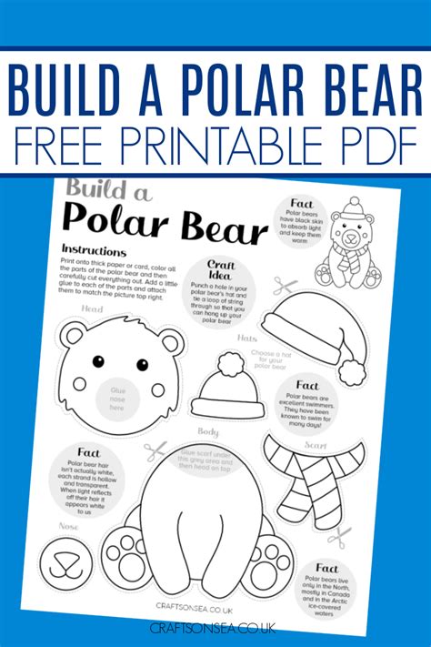 Free Printable Polar Bear Template Free Printables Hub