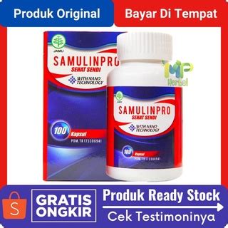 Jual Obat Encok Sakit Pinggang Saraf Kejepit Nyeri Punggung Bawah Pegal Linu SAMULINPRO
