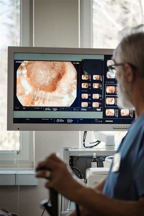 Digestive Endoscopy Or Gastroscopy Performing A Gastroscopy Procedure Diagnostics Of Gastric