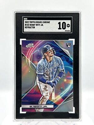 2022 Topps Chrome Cosmic Bobby Witt Jr RC Refractor SGC 10 POP 1 EBay Bobby Junior Ebay Finds
