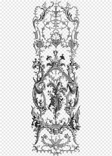 Divisória Ornamental Arte De Linha Png Pngwing