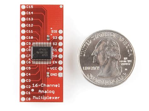 sparkfun analog digital mux breakout cd74hc4067 [bob 09056] 디바이스마트