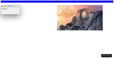 React Desktop Examples Codesandbox