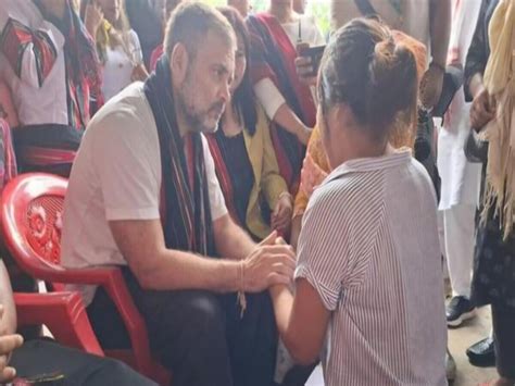 Rahul Gandhi Manipur Visit Assured Victims To Raise Matter In