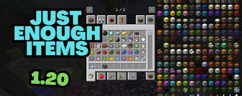 How To Install Just Enough Items Mod In Minecraft Jei Installation