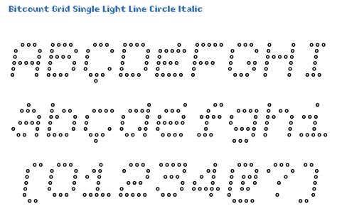 Bitcount Grid