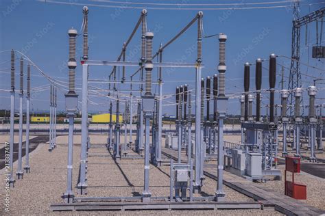 Electrical Substation Of 110 And 220 Kv Switchgear Current