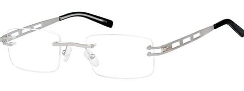 Silver Rimless Glasses 472611 Zenni Optical Eyeglasses Glasses