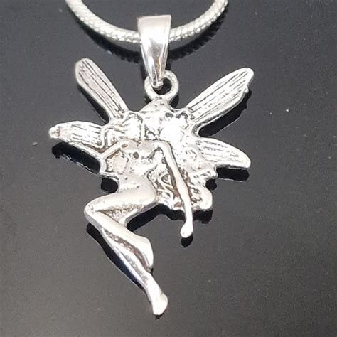 Sterling Silver Tinkerbell Charm Etsy