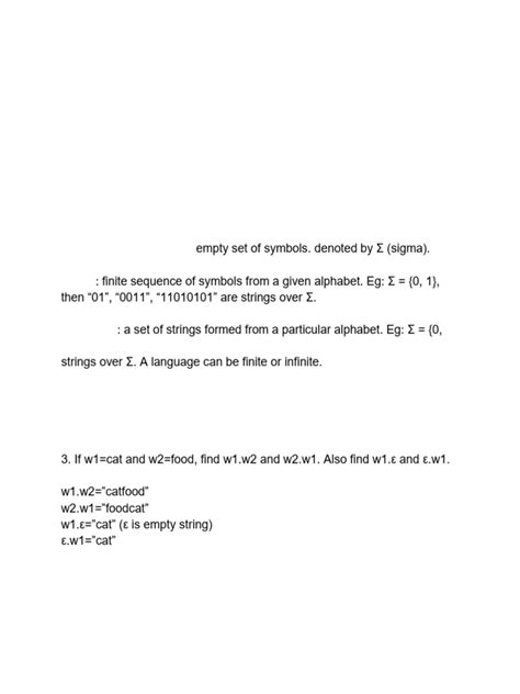 Toc1 Pdf String Computer Science Linguistics