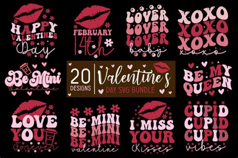 VALENTINES DAY SVG BUNDLE VALENTINE MEGA BUNDLE 140 Designs Heather