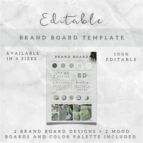 Plantilla De Kit De Marca Canva Kit De Marca Neutral Prefabricado Tablero De Marca Comercial