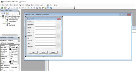How To Create Userform In Excel