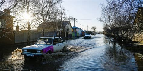 Затопления в России Вид из космоса