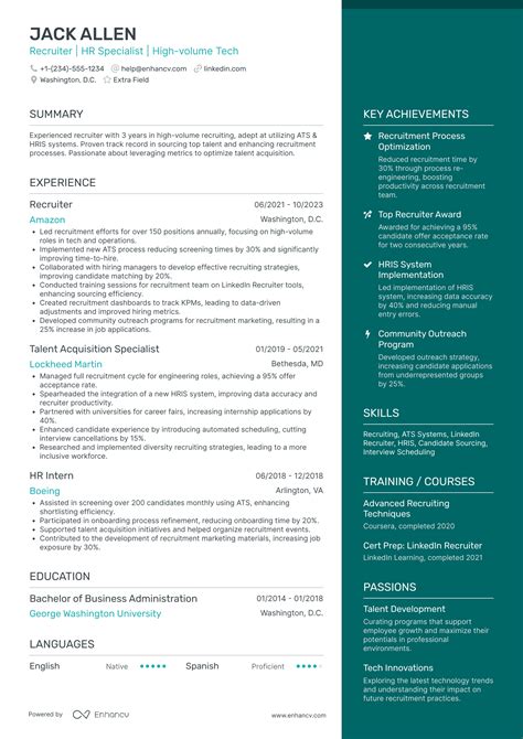 26 Recruiter Resume Examples Guide For 2025