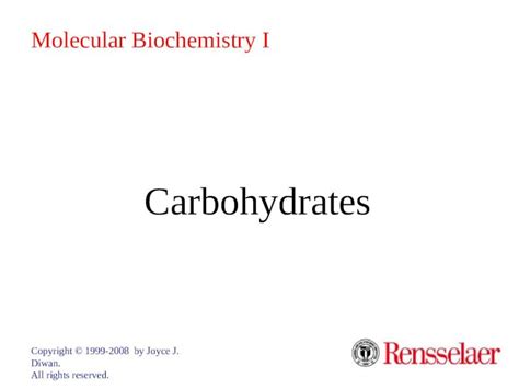 Carbohydrates Ppt Download Pptx Powerpoint