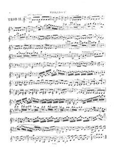 Sechs Trios für zwei Violinen und Bratsche oder Cello Op 4 von A B