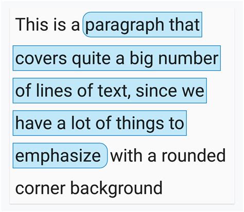 Drawing A Rounded Corner Background On Text By Florina Muntenescu